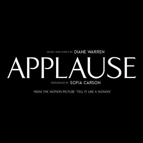 ‎applause From Tell It Like A Woman Single Par Sofia Carson Sur Apple Music