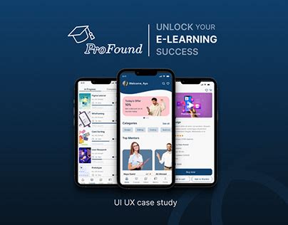 E Learning App Ui Case Study Projects Photos Videos Logos
