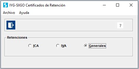 Certificado retención en la fuente Portal de Clientes Siigo Software
