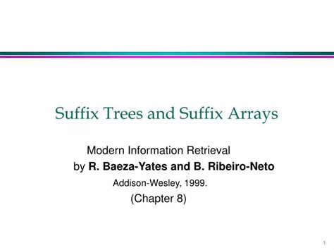 ppt suffix trees and suffix arrays powerpoint presentation free download id 4208951