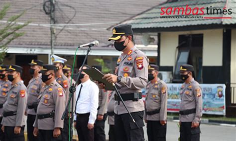Kapolres Sambas Pimpin Sertijab Pejabat Utama Dan Kapolsek Sambas Times