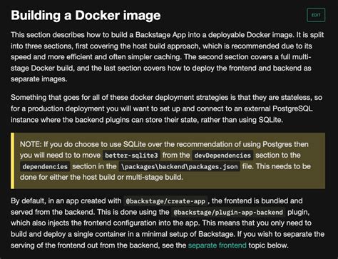 cannot find module better sqlite3 when running in docker container · issue 11651 · backstage