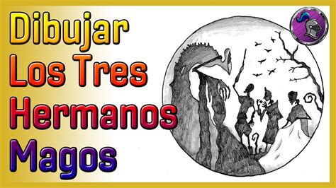 Cómo dibujar LOS TRES HERMANOS MAGOS How to draw THE THREE BROTHERS