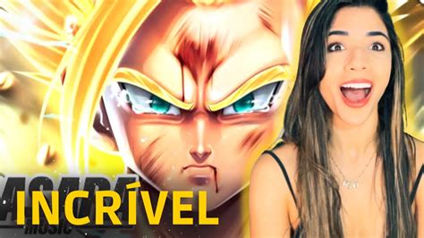 React F Ria Saiyajin Gohan Dragon Ball Z Basara Youtube