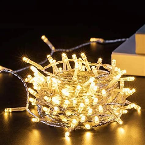 10M 100 LED Lichterkette Warmweiß 8 Lichtmodi Kaufland de