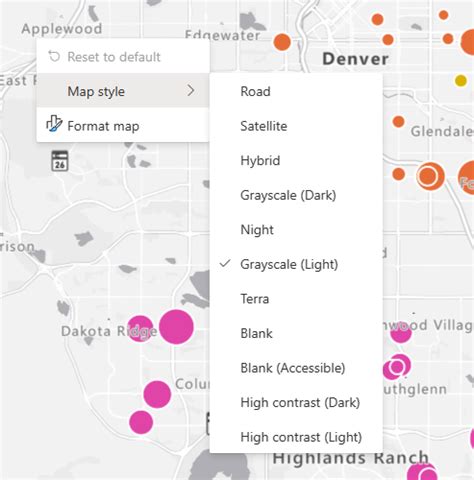 Contextual On Object Interaction With Azure Maps Power BI Visuals