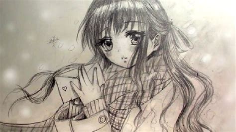 Tổng hợp 25 hình vẽ anime nữ đơn giản bằng bút chì