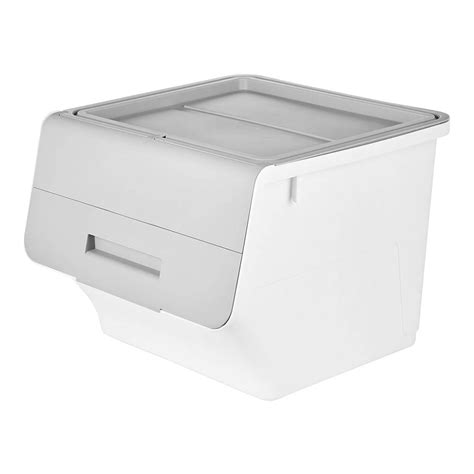 Cajón Mutisusos Mainstays Plástico con Tapa Superior Gris Tamaño Grande
