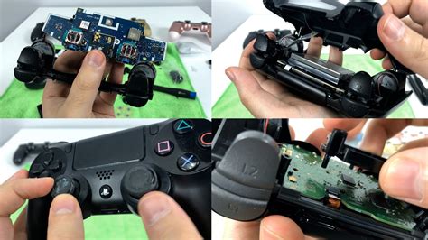 remove replace battery joysticks triggers ps4 controller gen 1and2 youtube