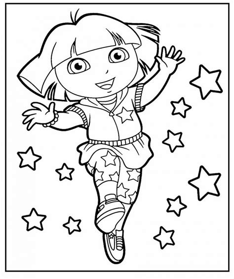 Desenhos De Dora Aventureira Para Pintar E Colorir Como Fazer Em Casa