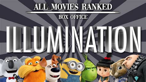 All Illumination Movies Ranked Box Office Youtube
