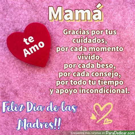 Frase para dedicar en Tarjetas Día de la Madre ParaDedicar