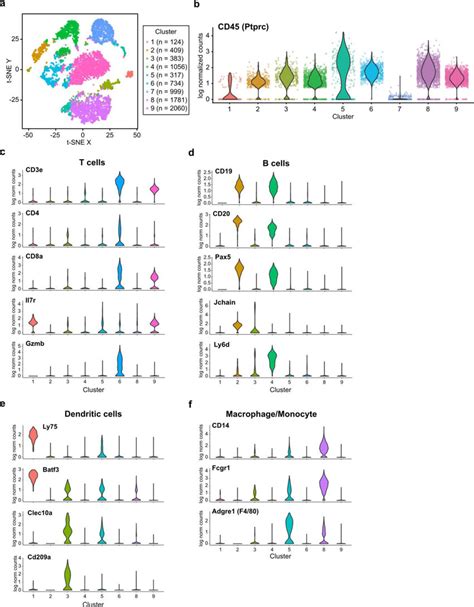 processing of scrna seq data to exclude cd45⁻ cells and characteristic download scientific