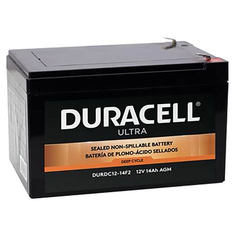 Duracell Duracell Ultra 12V SLA Sealed Lead Acid 14AH Deep Cycle AGM