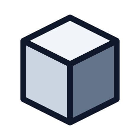 Cube Free Shapes Icons