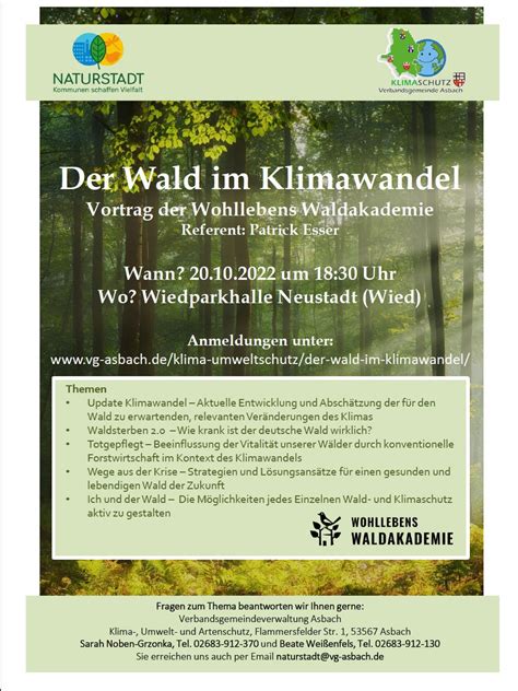 Der Wald Im Klimawandel Vortrag Am 20 10 2022 In Neustadt ANUAL E V