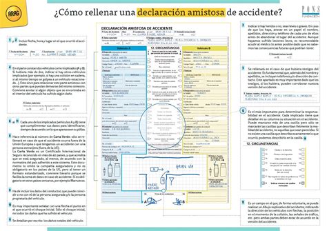 Cómo rellenar un parte amistoso de accidente