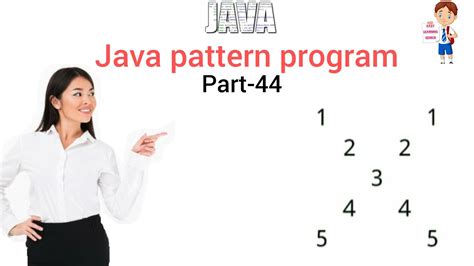 java pattern program part 44 easy learning genius youtube