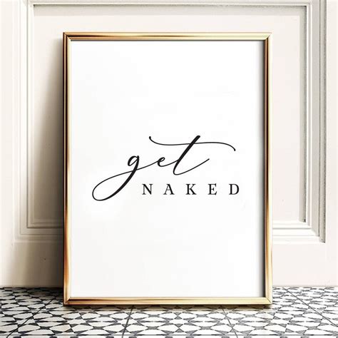 Get Naked Printable Get Naked Sign Get Naked Print Get Etsy Canada