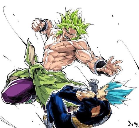 Broly Vs Vegueta Arte Delle Anime Schizzi D Arte Come Disegnare Anime
