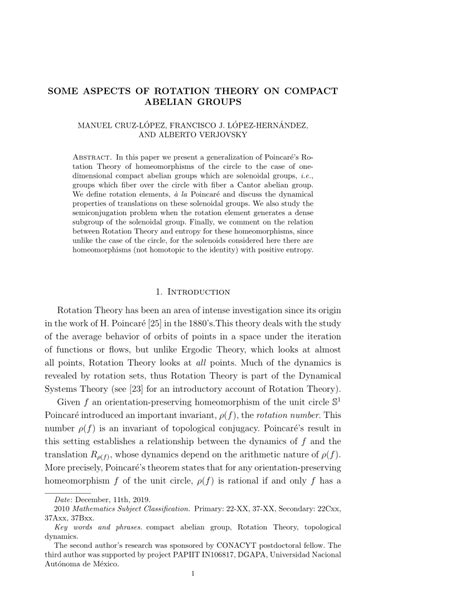 pdf some aspects of rotation theory on compact abelian groups