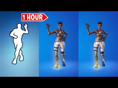 Fortnite Crazy Feet Emote Hour Youtube