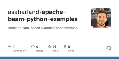 Github Asaharland Apache Beam Python Examples Apache Beam Python