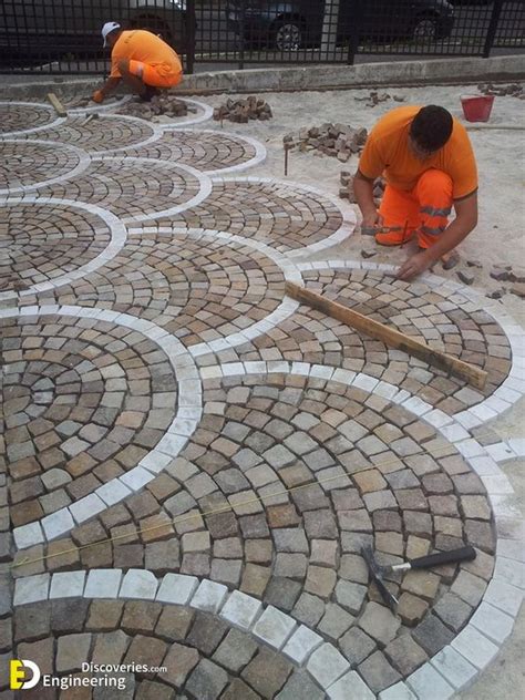 Driveway Entrance Landscaping Outdoor Walkway Driveway Design Stone