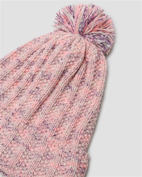 Riachuelo Gorro Infantil Dobra E Pompom 4 10A Rosa Accessori By