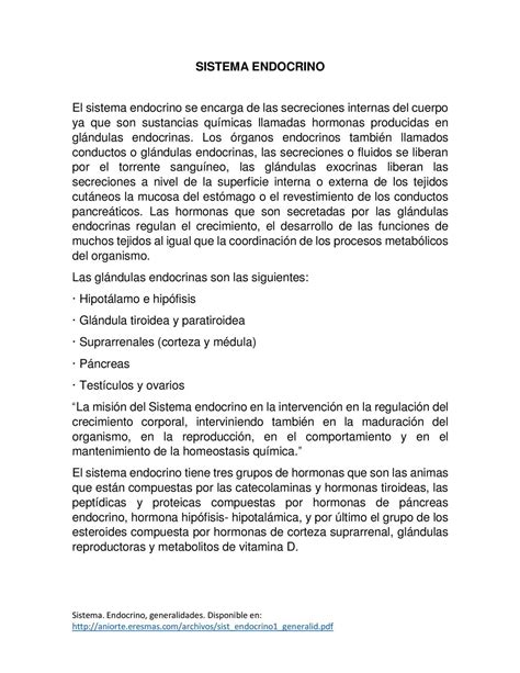 Calam O Sistema Endocrino