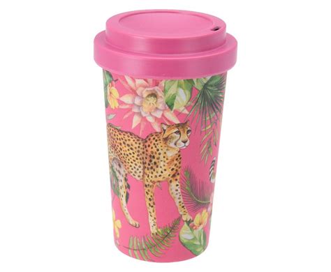 KUBEK PODRÓŻNY BAMBUSOWY EKOLOGICZNY 400ML GEPARD 9476985651
