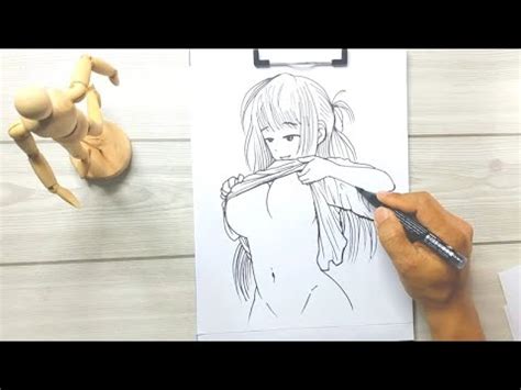 Easy Drawing How To Draw Sexy Anime Drawing Youtube