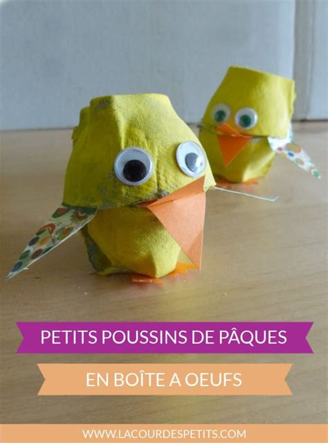 Fabriquer un poussin de Pâques avec une assiette en carton La cour des