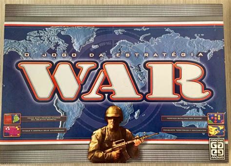 Jogo Tabuleiro Ação E Estratégia War Tradicional Grow Mercado Livre