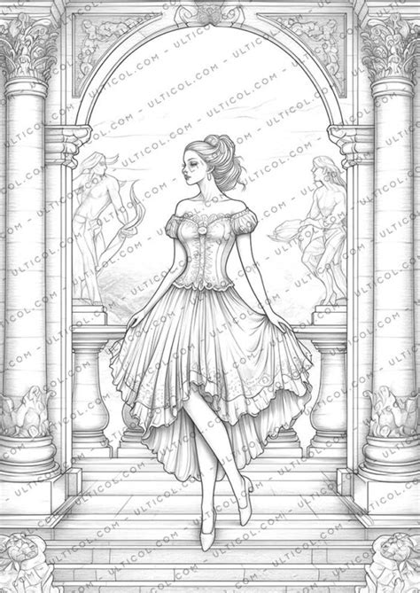 Ballerinas Coloring Pages Grayscale Coloring Pages Girls Coloring