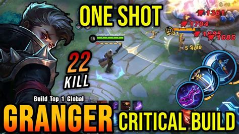 22 Kills Granger Critical Damage Build ONE SHOT Build Top 1