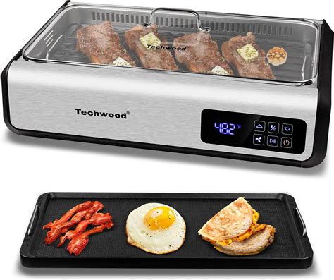 Amazon Indoor Smokeless Grill Techwood 1500W Electric Grill With