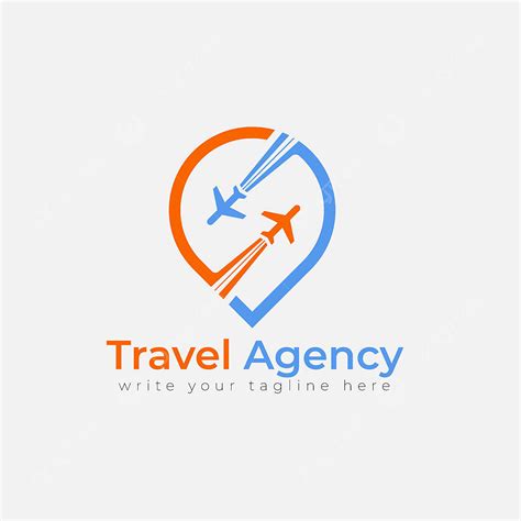 Air Plane Logo Vector Art Png Air Plane With Pin Location Travel Logo
