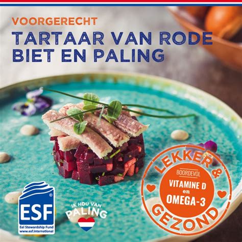 Tartaar Van Rode Biet En Paling Visspeciaalzaak Aan De Kant
