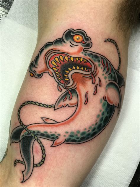 Discover More Than 74 American Traditional Hammerhead Shark Tattoo In