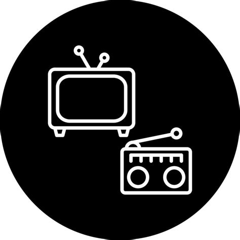 masa medios de comunicación vector icono estilo 22552408 Vector en Vecteezy