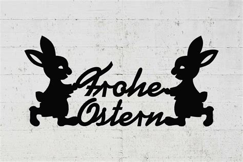 Frohe Ostern SVG PNG Osterhase Plotter DXF Laser Plasma Etsy De