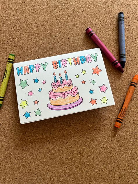 How To Make A Pop Up Birthday Card Free Printable Pjs And Paint
