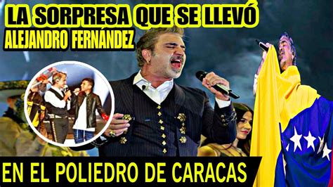 Alberto Ramos el joven venezolano que conmovió Alejandro Fernández en