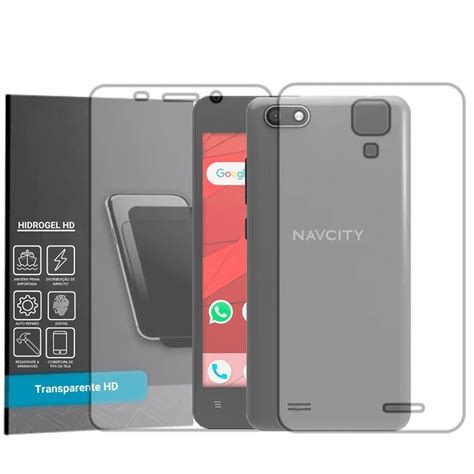 Película Hidrogel Hd Frente E Verso Navcity Np