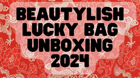 BEAUTYLISH LUCKY BAG XL 2024 Unboxing So Many Awesome Brands Valued At