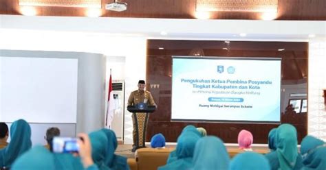 Ketua Posyandu Se Babel Resmi Dilantik Ini Pesan Pj Gubernur Saf