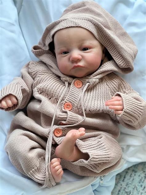 Zero pam Reborn Puppen Mädchen 45CM Silikon Baby Puppe Lebensecht