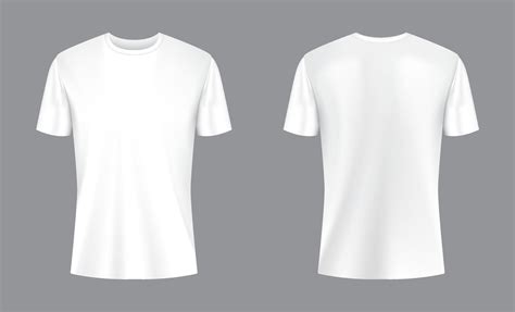 D White T Shirt Mockup Vector Art At Vecteezy