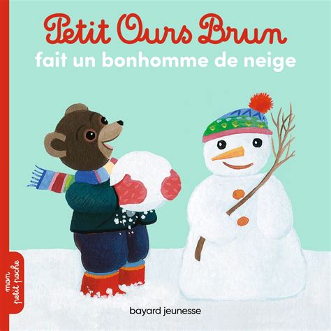 Amazon Fr Petit Ours Brun Fait Un Bonhomme De Neige Serre De